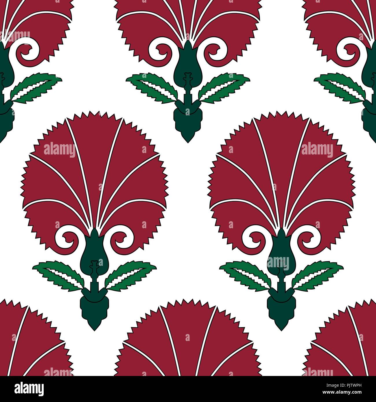 Turkish carnation Stock Vector Images - Alamy