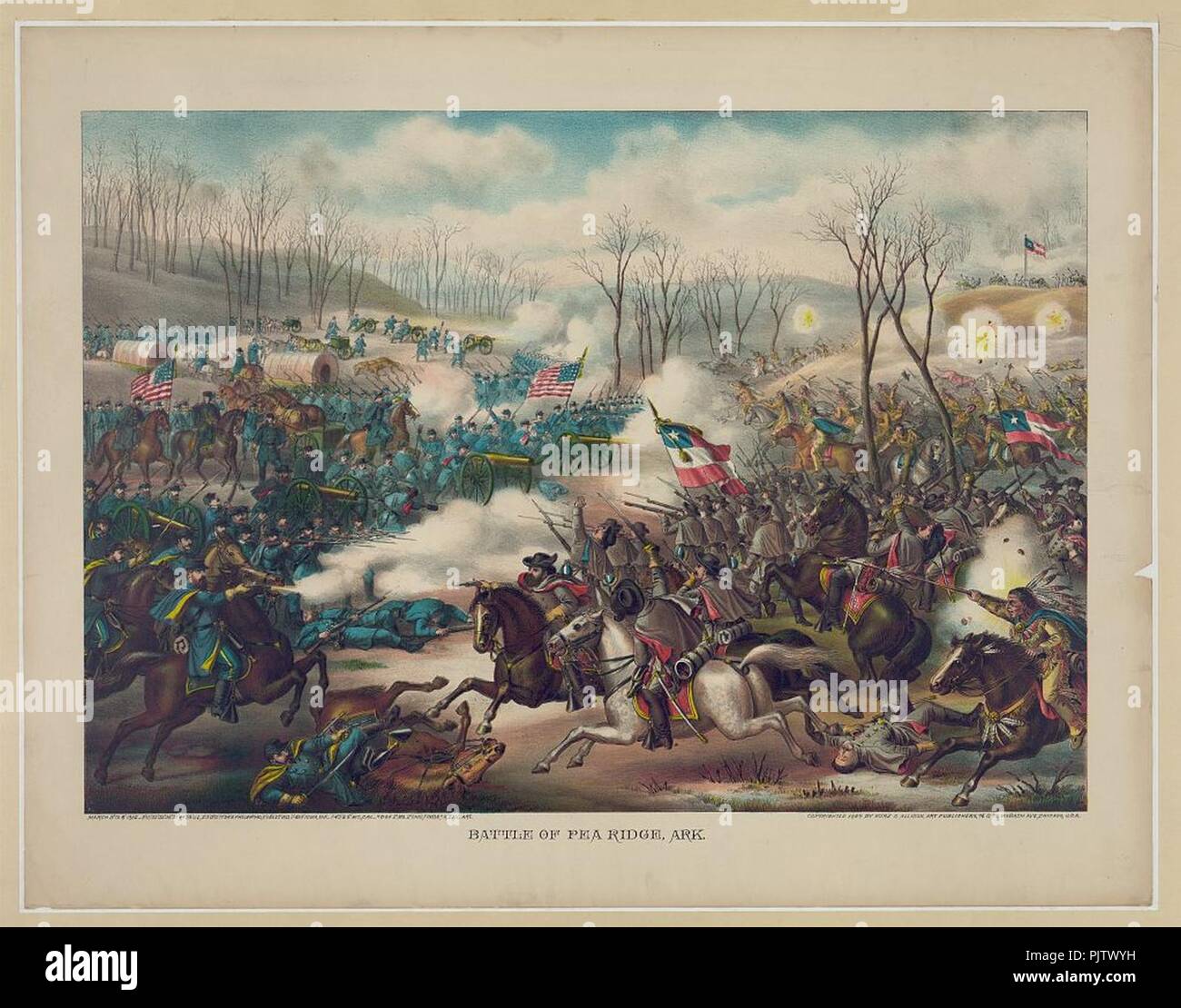 Battle of Pea Ridge, Ark Stock Photo - Alamy