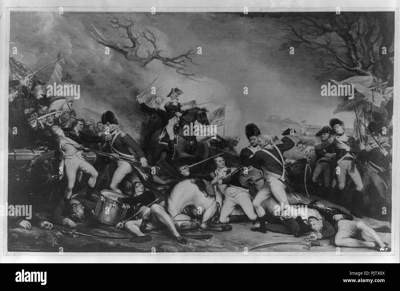 Battle of princeton 1777 Stock Photo - Alamy