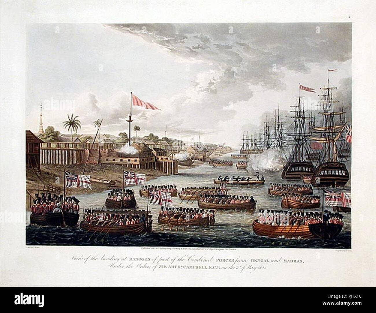 Battle of rangoon Stock Photo - Alamy