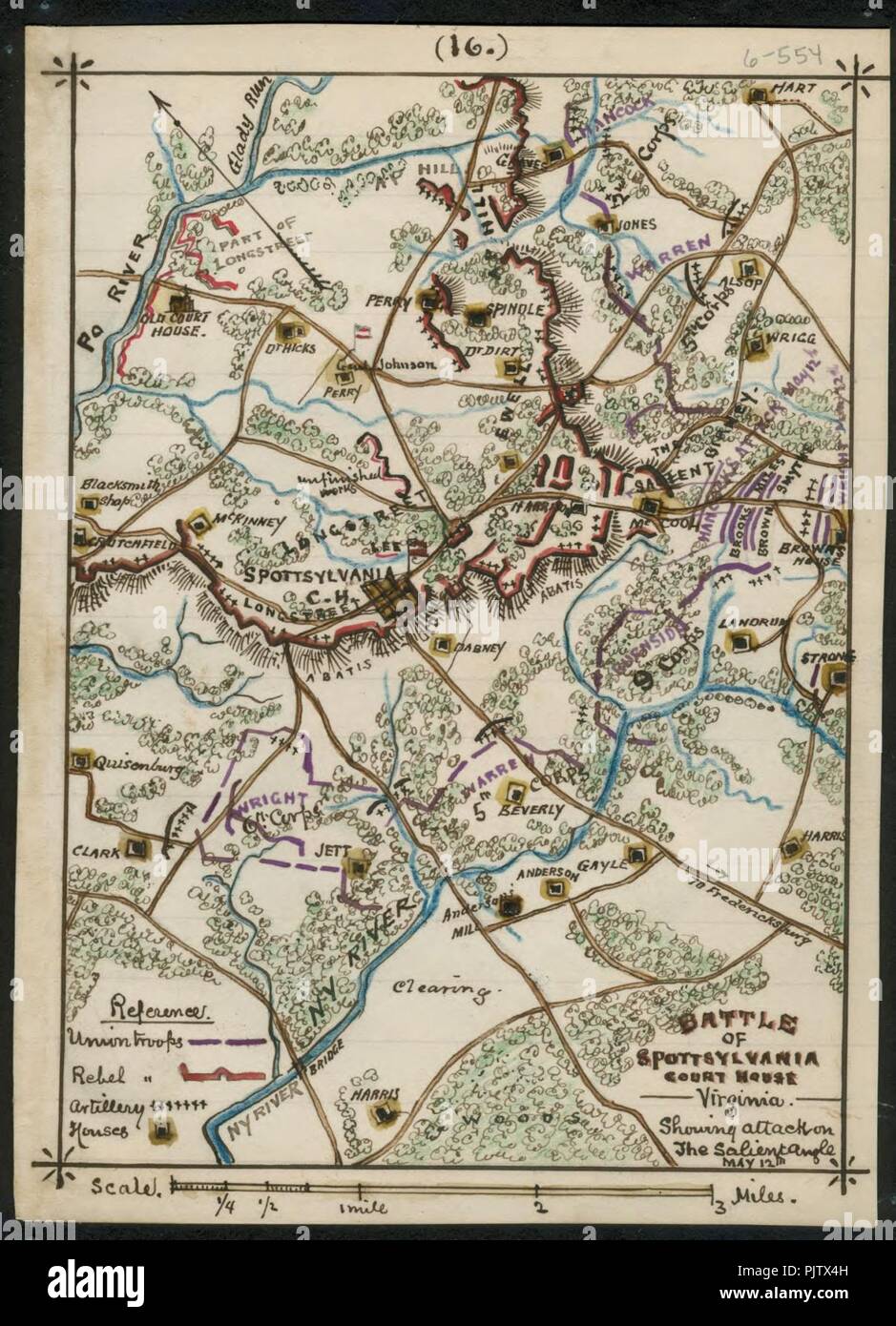 Battle of spotsylvania hi-res stock photography and images - Alamy