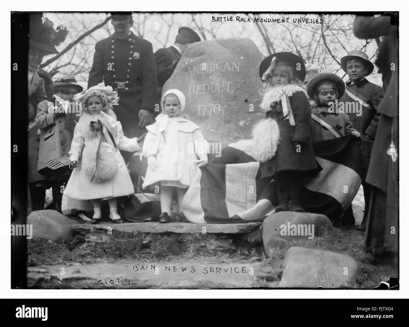 Battle Rock Monument unveiled Stock Photo - Alamy
