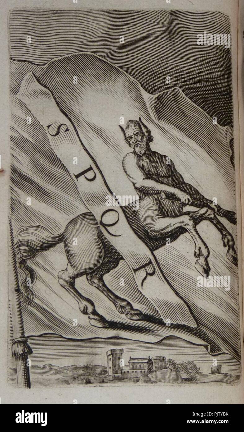 Baudoin - Recueil d Emblemes p046 Stock Photo - Alamy