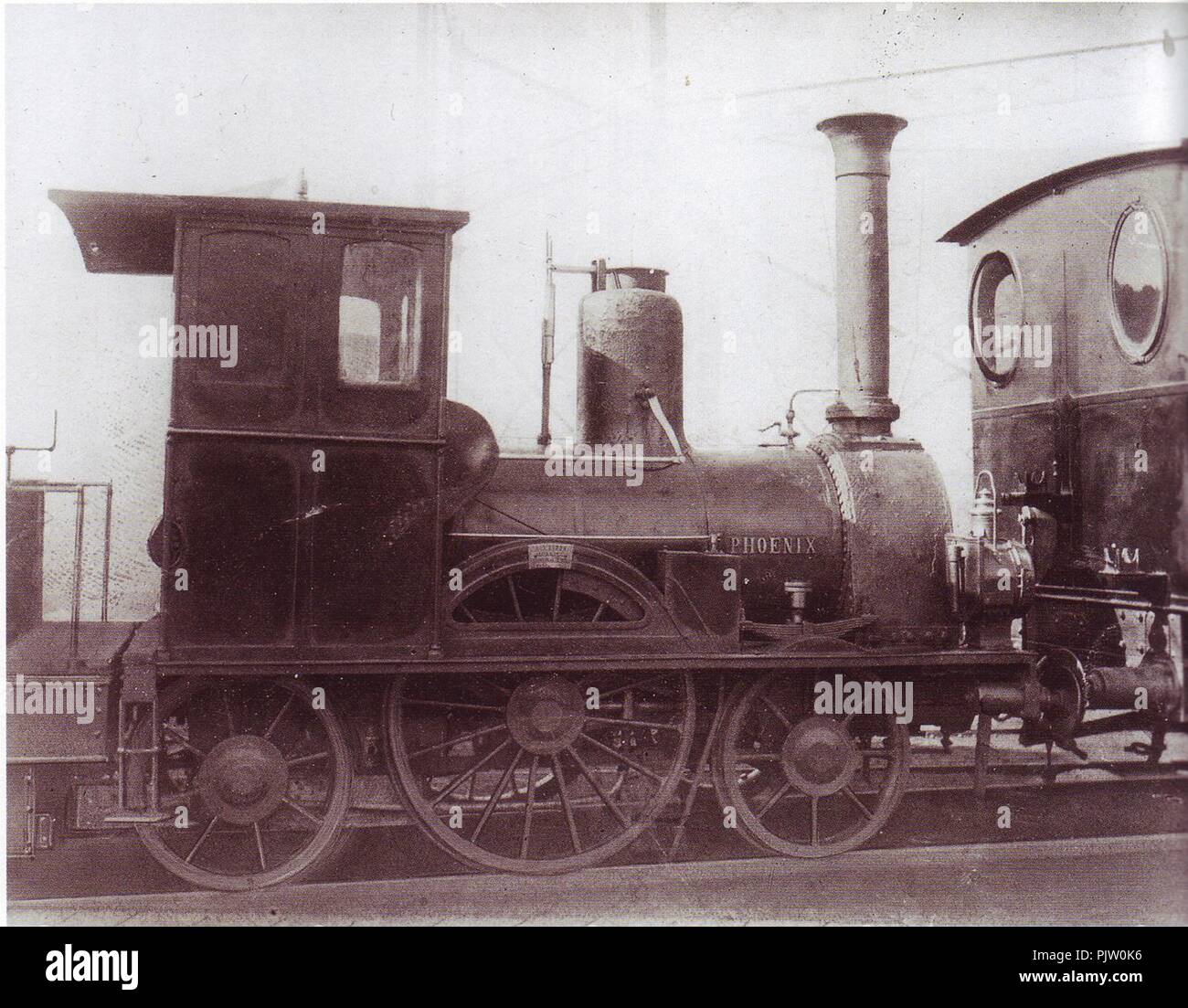 Bayerische Ludwigsbahn Phoenix 1857 Stock Photo - Alamy