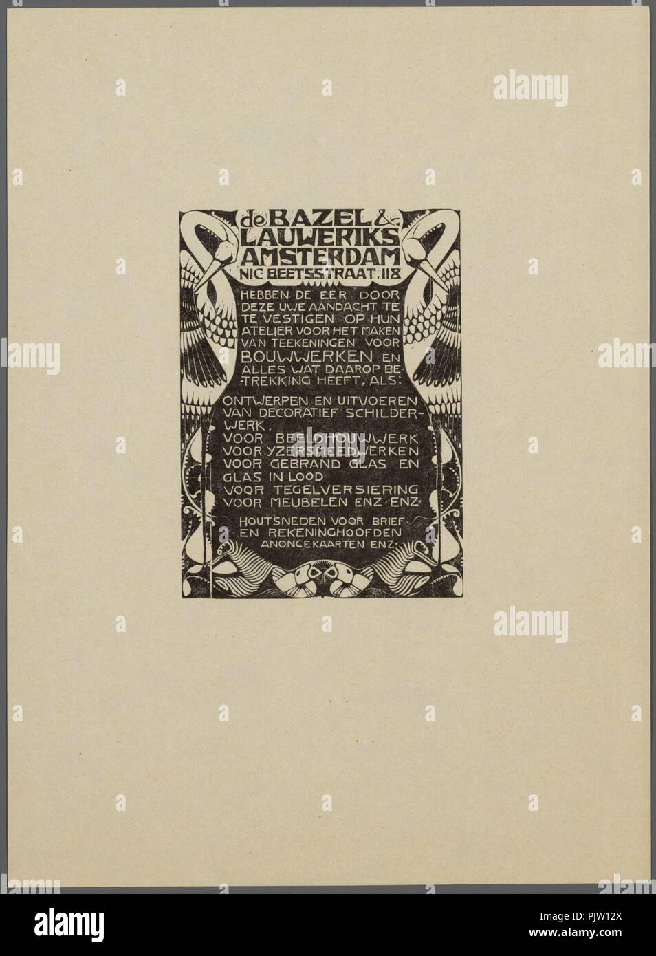 Bazel, Karel Pieter Cornelis, de (1869-1923 Stock Photo - Alamy