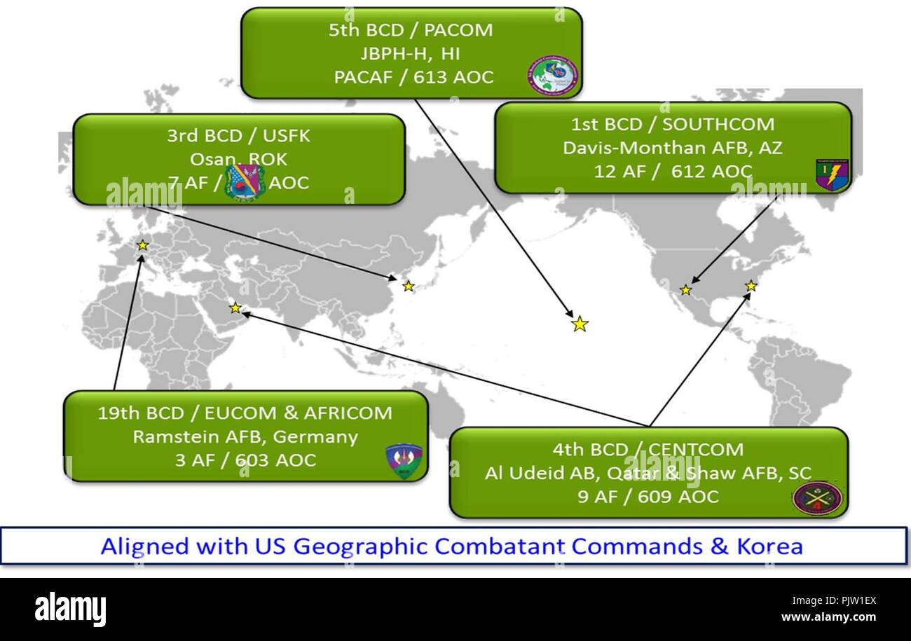 BCD Locations 5th BCD Stock Photo - Alamy