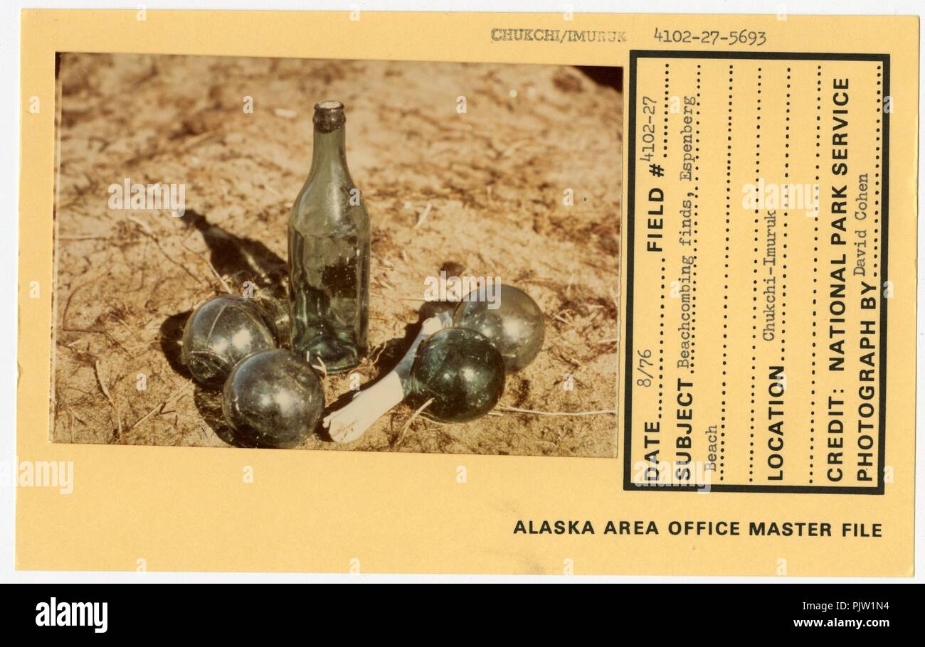 Beachcombing finds, Espenberg Beach Stock Photo - Alamy
