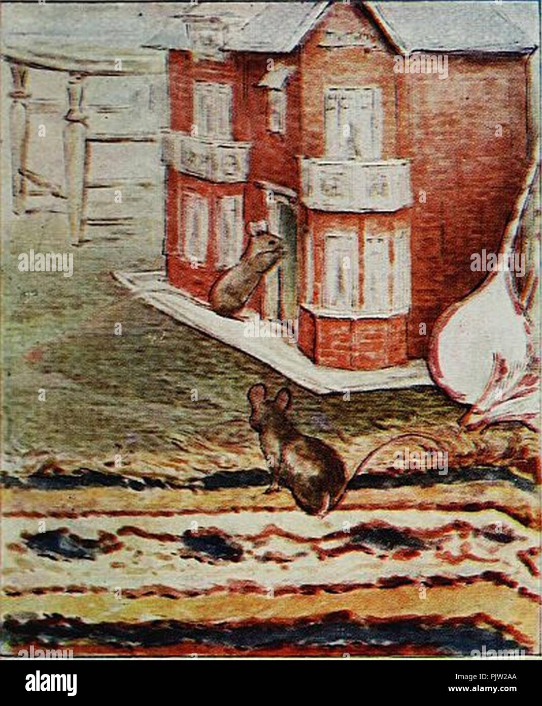 Beatrix Potter - The Tale of Two Bad Mice - Illustration 06 Stock Photo ...