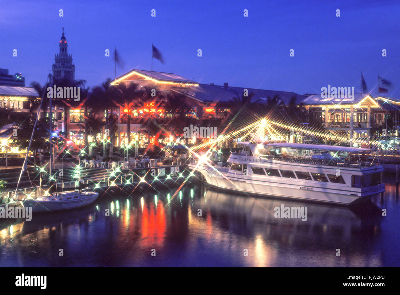 1992 HISTORICAL EXCURSION TOUR BOAT QUAY BAYSIDE MARKETPLACE MARINA ...