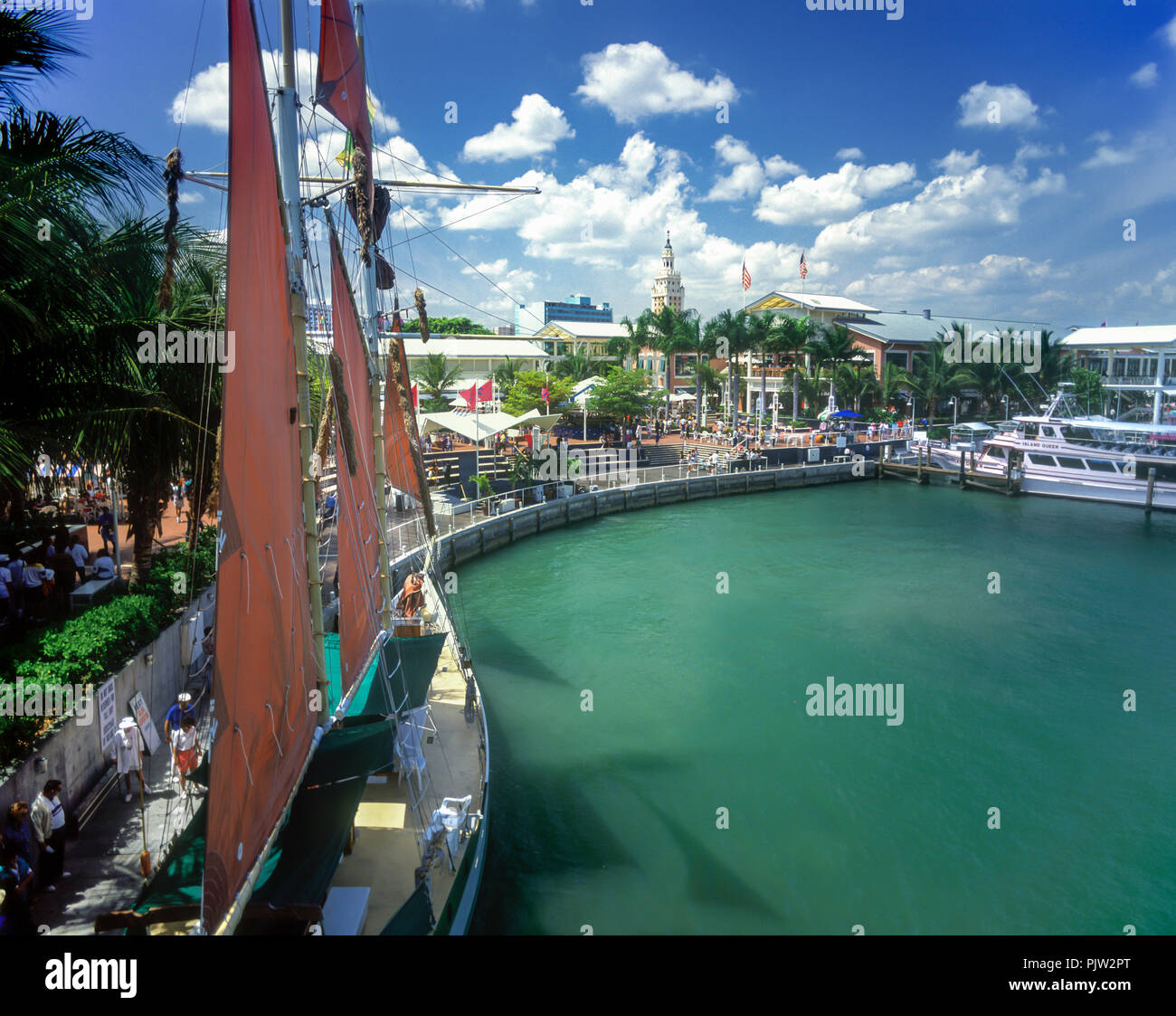 1992 HISTORICAL EXCURSION TOUR BOAT QUAY BAYSIDE MARKETPLACE MARINA ...