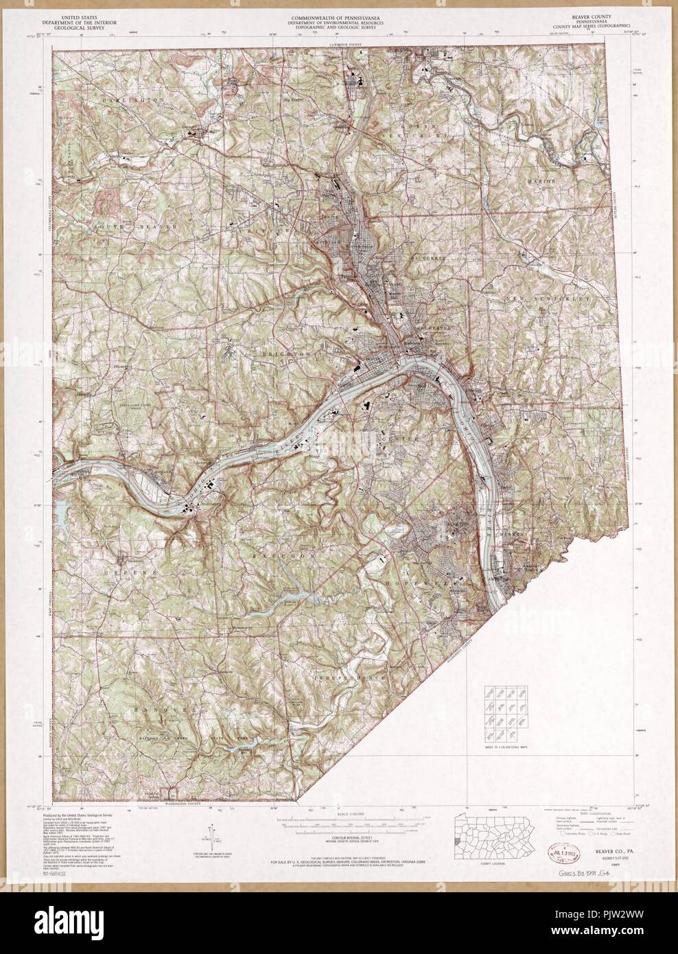 Beaver County, Pennsylvania Stock Photo - Alamy