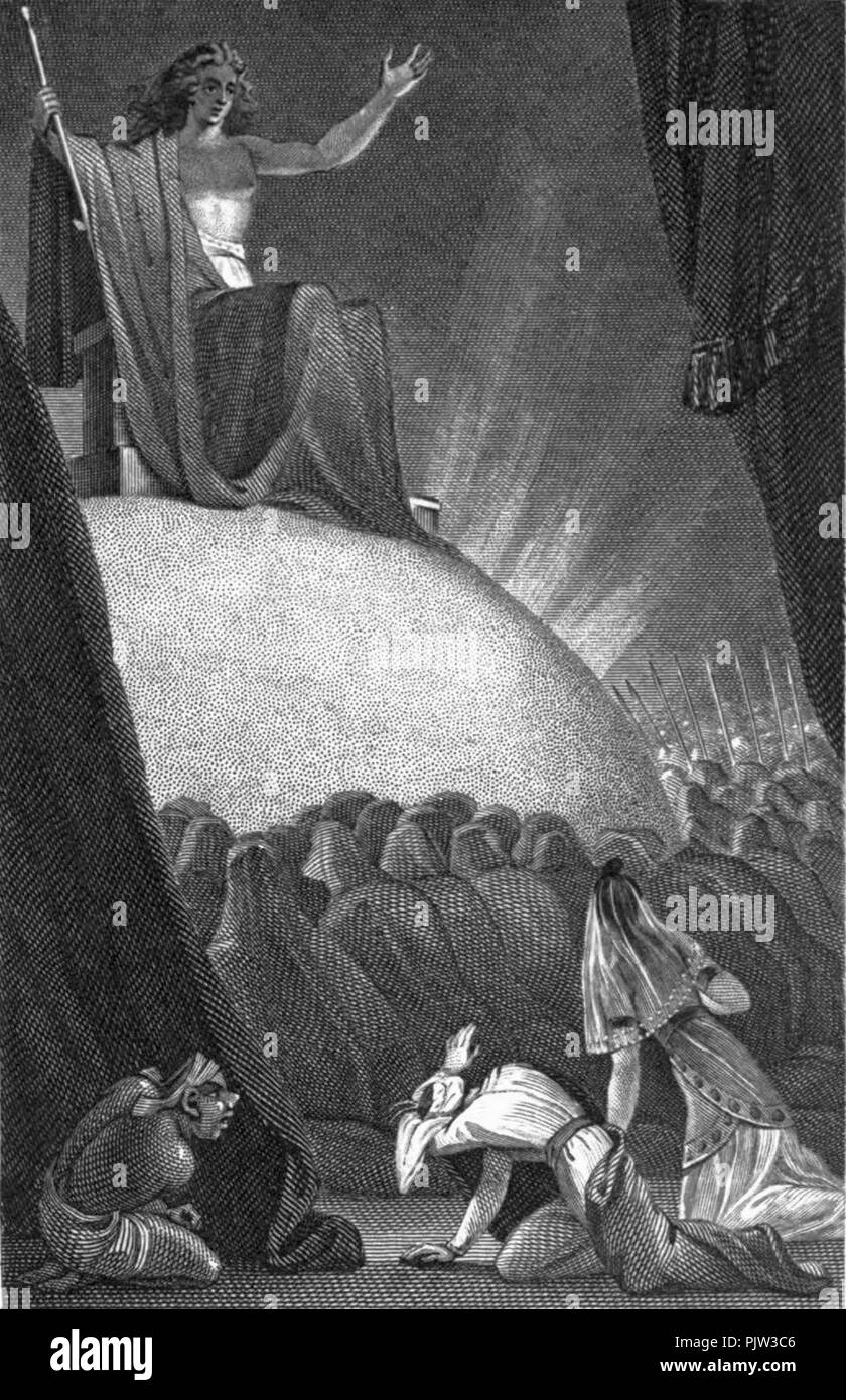 Beckford - Vathek (1816) frontispiece Stock Photo - Alamy