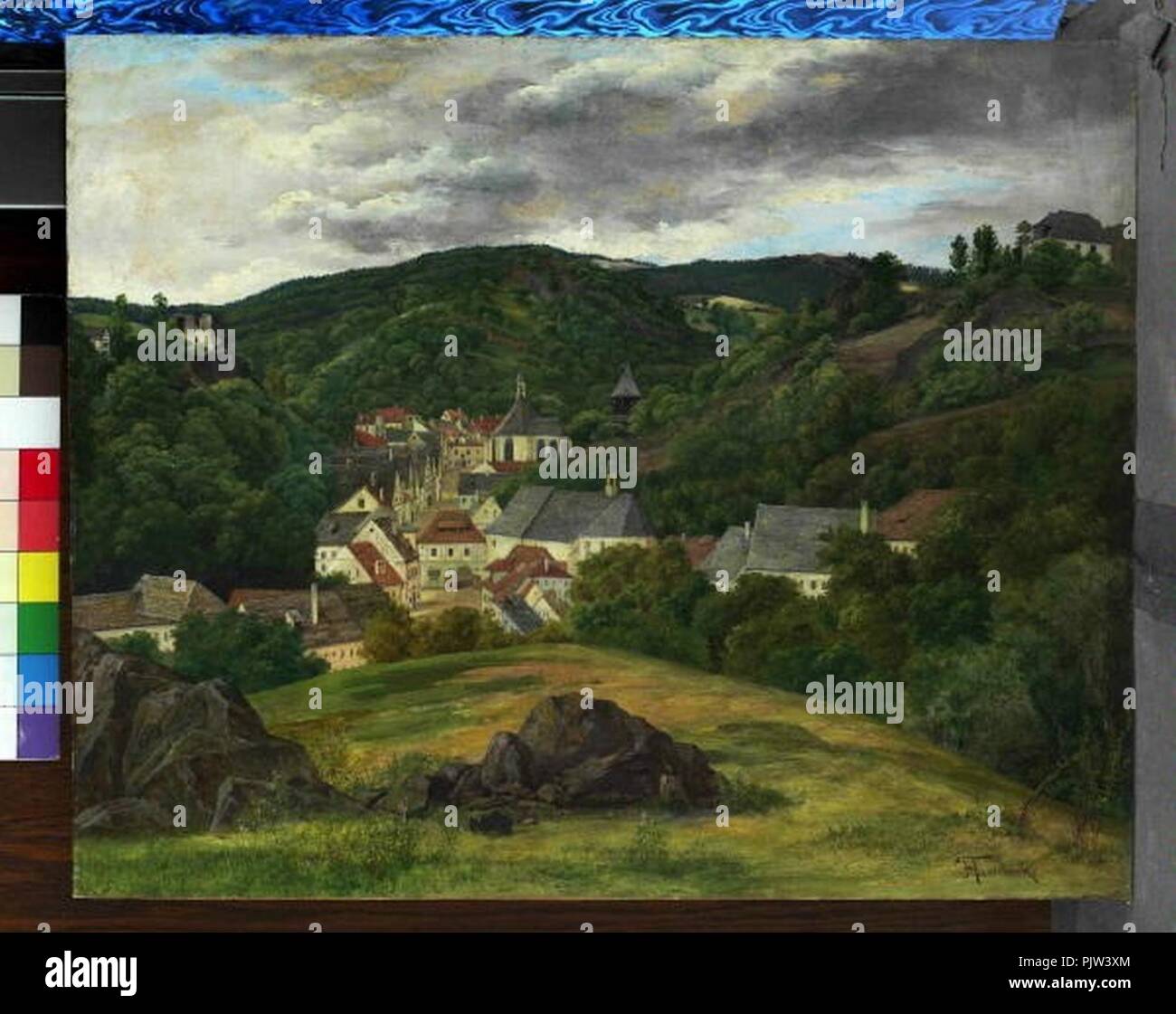 Bedrich Havranek 4. 1. 1821-1. 3. 1899 - Dolni Krupka u Teplic Stock ...