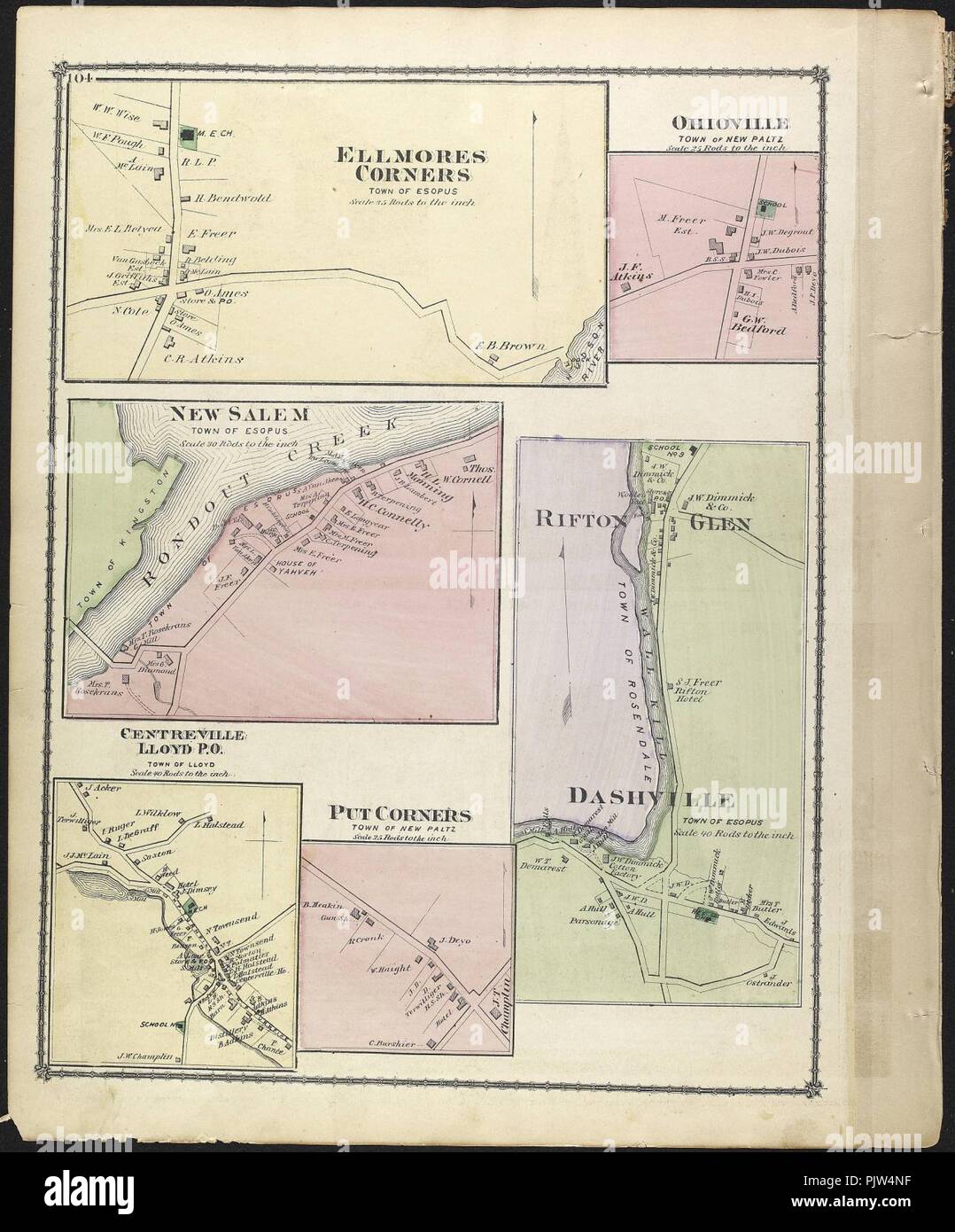 County atlas hi-res stock photography and images - Alamy