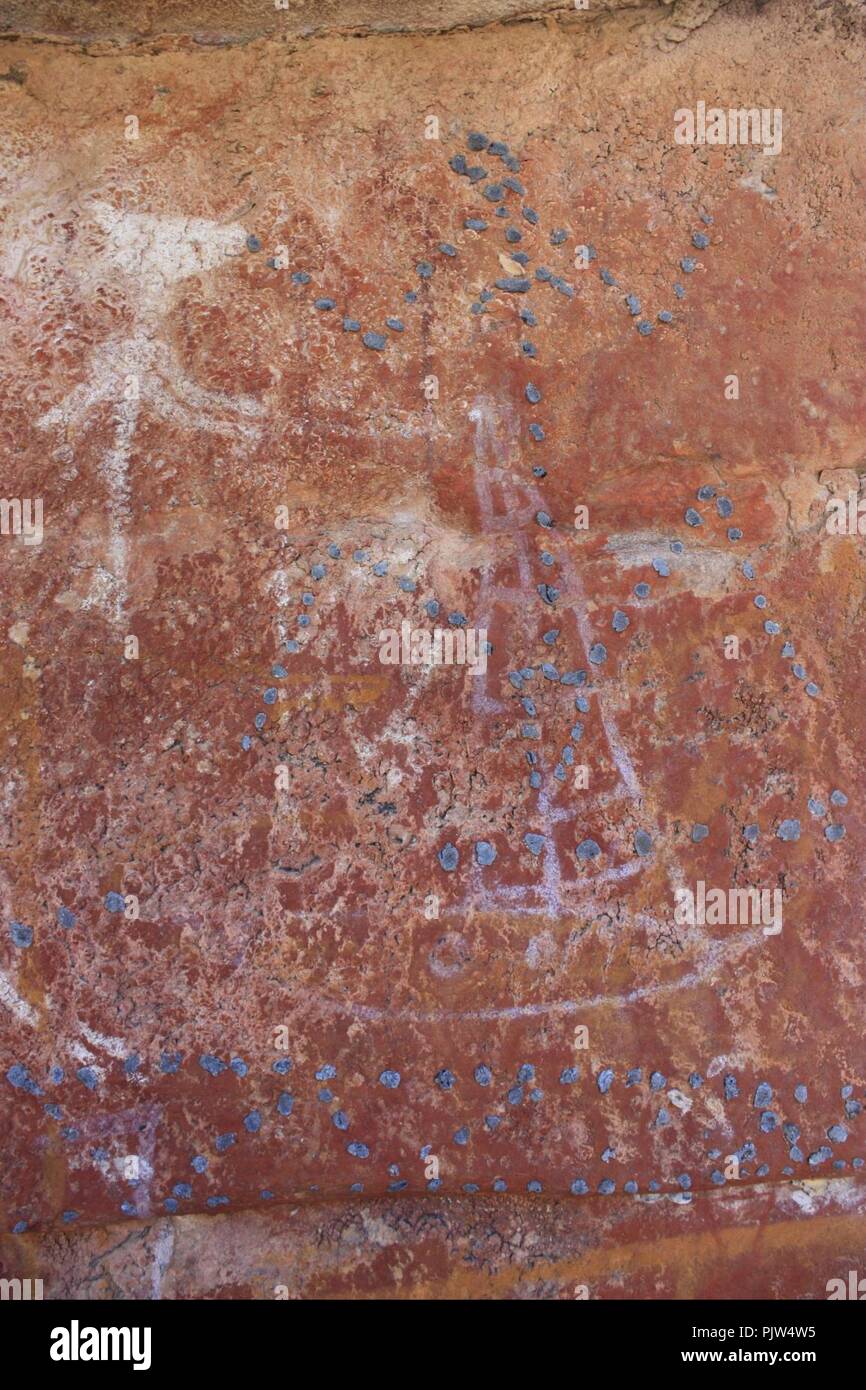 Beeswax female over white Macassan perahu Stock Photo - Alamy