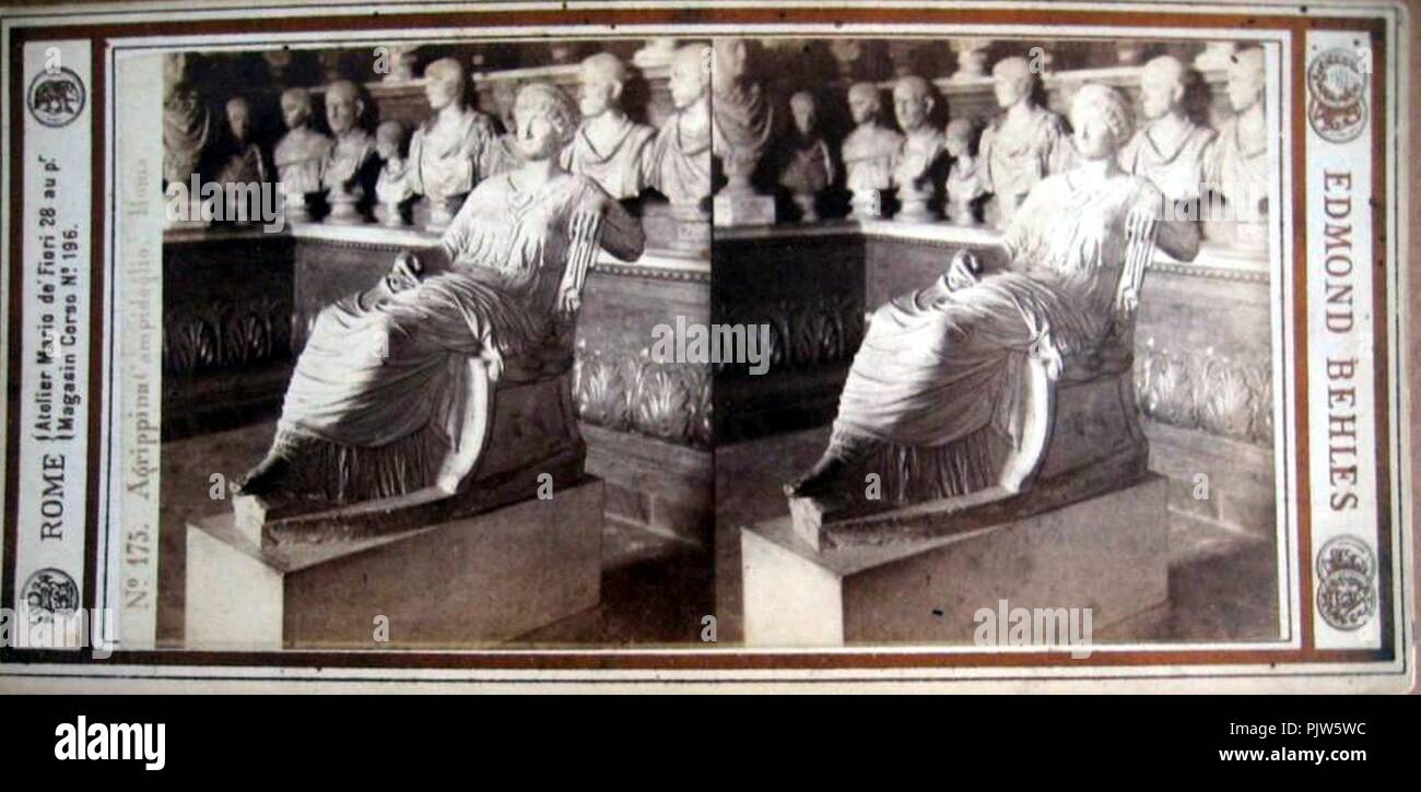 Behles, Edmond (1841-1924) - n. 175 - Agrippina - Campidoglio, Roma ...