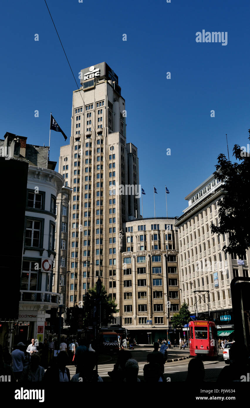 the KBC Boerentoren in Antwerp, Europe's first highrise building (09/09 ...