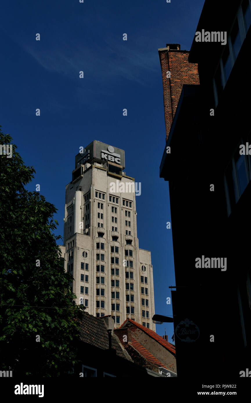 the KBC Boerentoren in Antwerp, Europe's first highrise building (09/09 ...