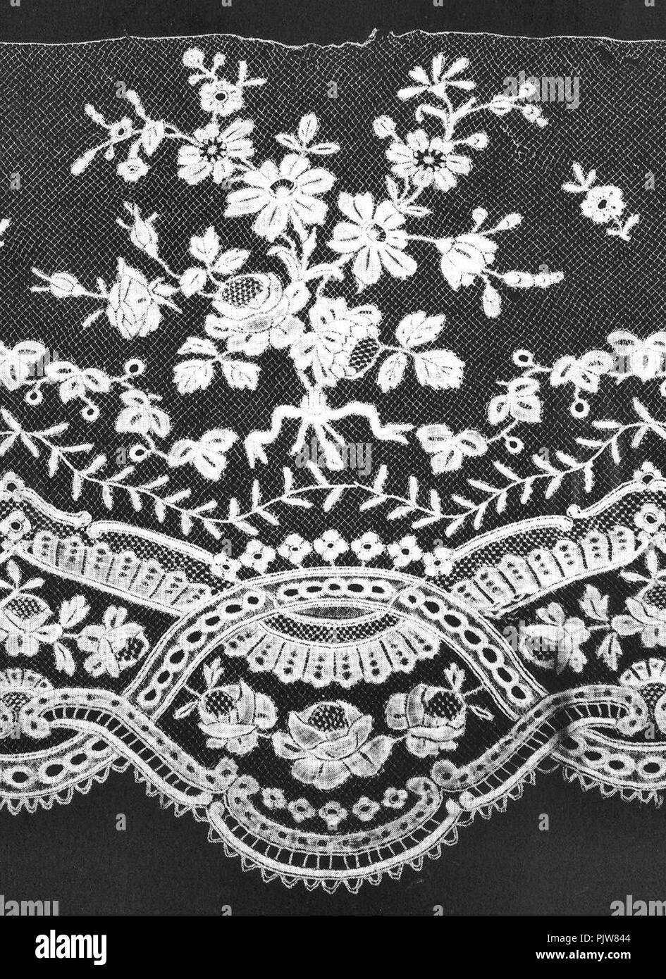 Belgian Royal Collection lace Stock Photo - Alamy