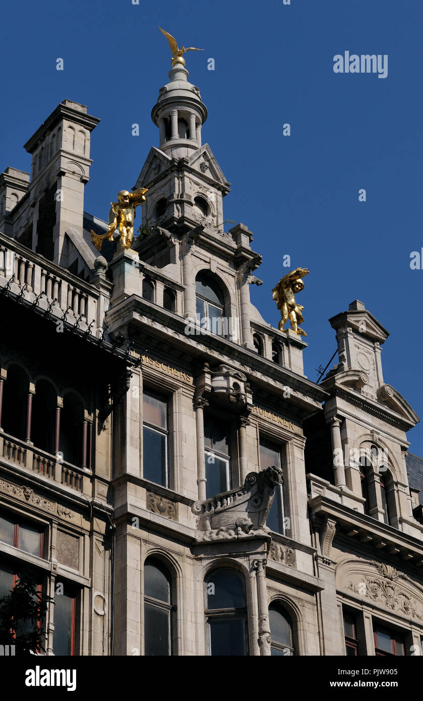 Impressions of the architectural facades along the Meir shopping street ...