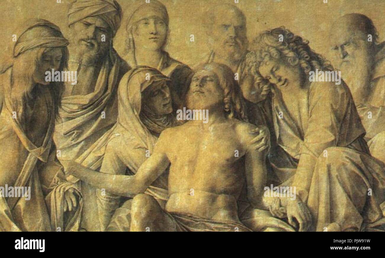 Bellini - The Lamentation over the Body of Christ Stock Photo - Alamy