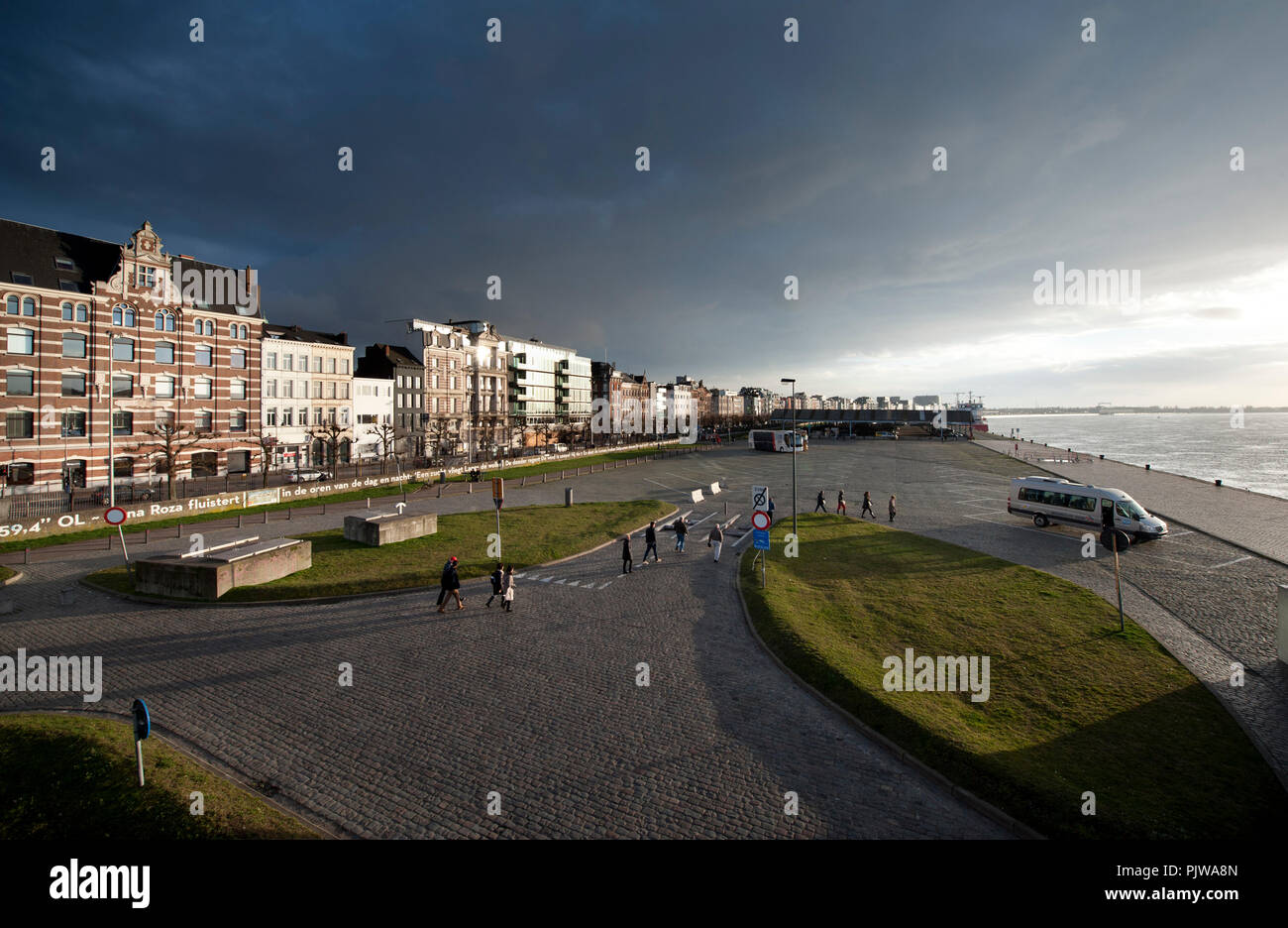 The escaut river in antwerp hi-res stock photography and images - Alamy