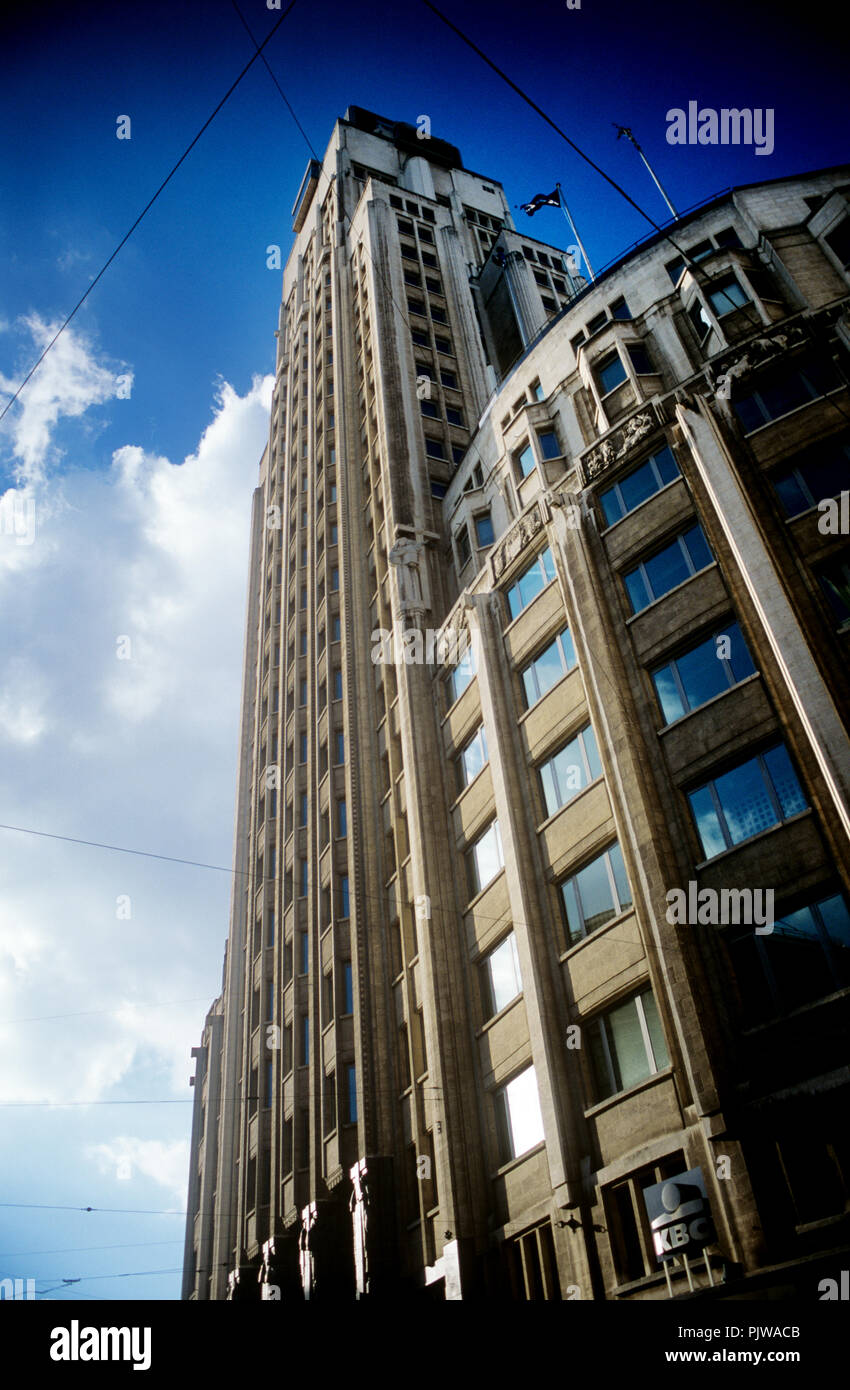 the KBC Boerentoren in Antwerp, Europe's first highrise building (02/02 ...