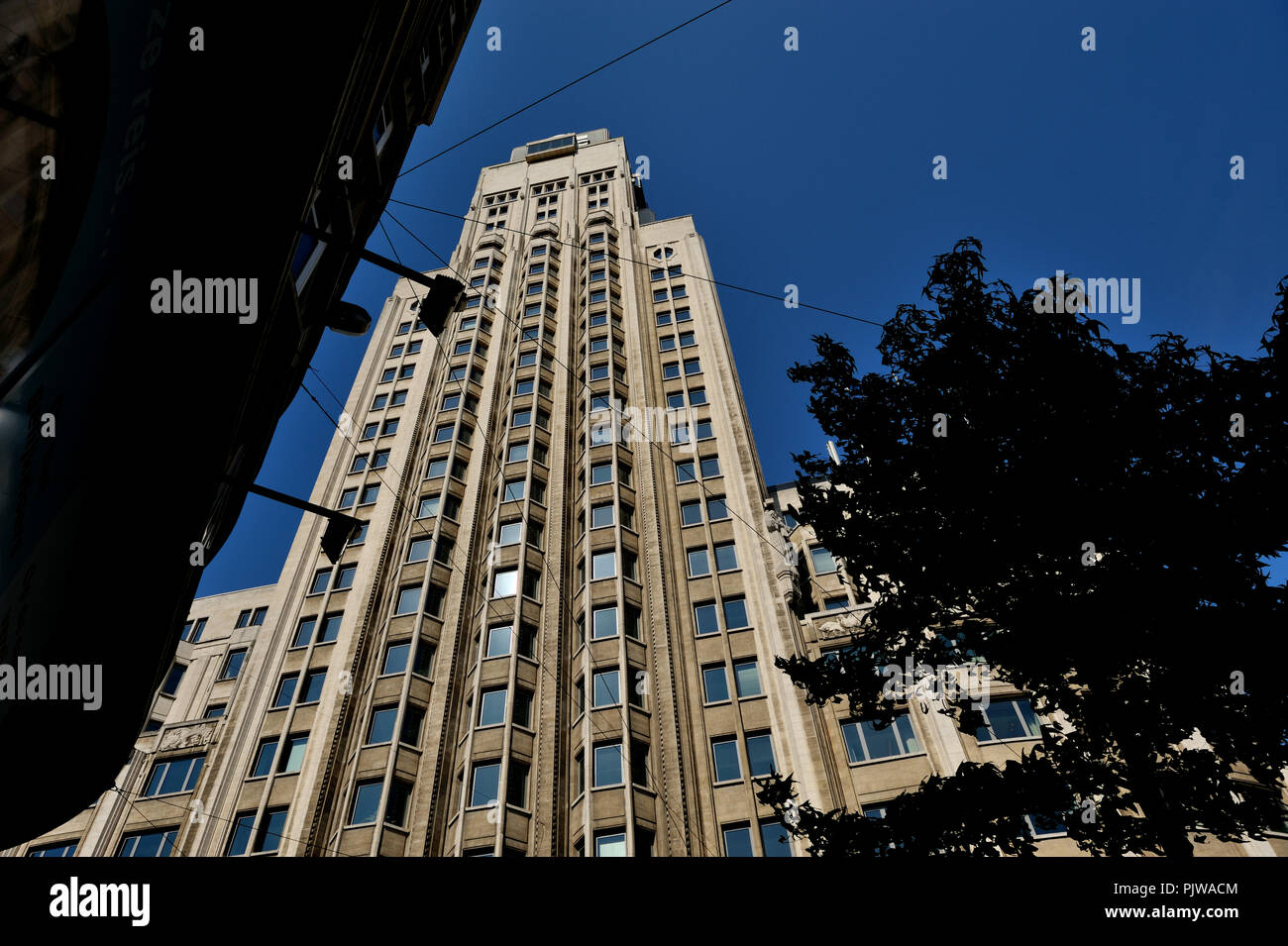 the KBC Boerentoren in Antwerp, Europe's first highrise building (09/09 ...