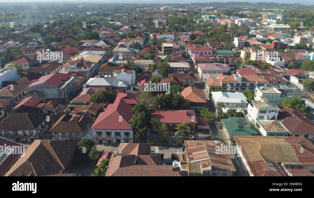 Historic colonial town in Spanish style Vigan, Philippines, Luzon ...