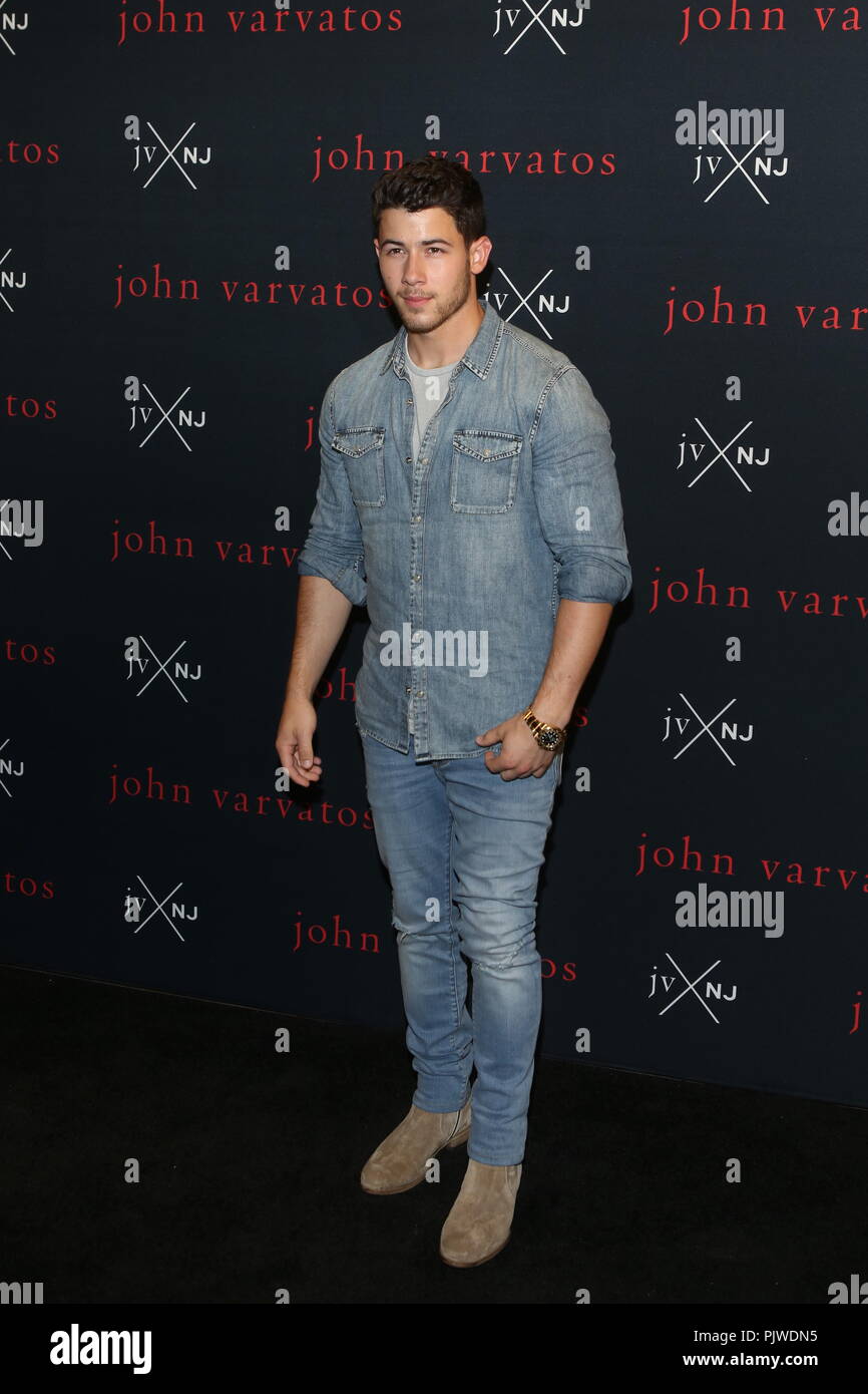 Nick Jonas joins designer John Varvatos to celebrate the launch of ...