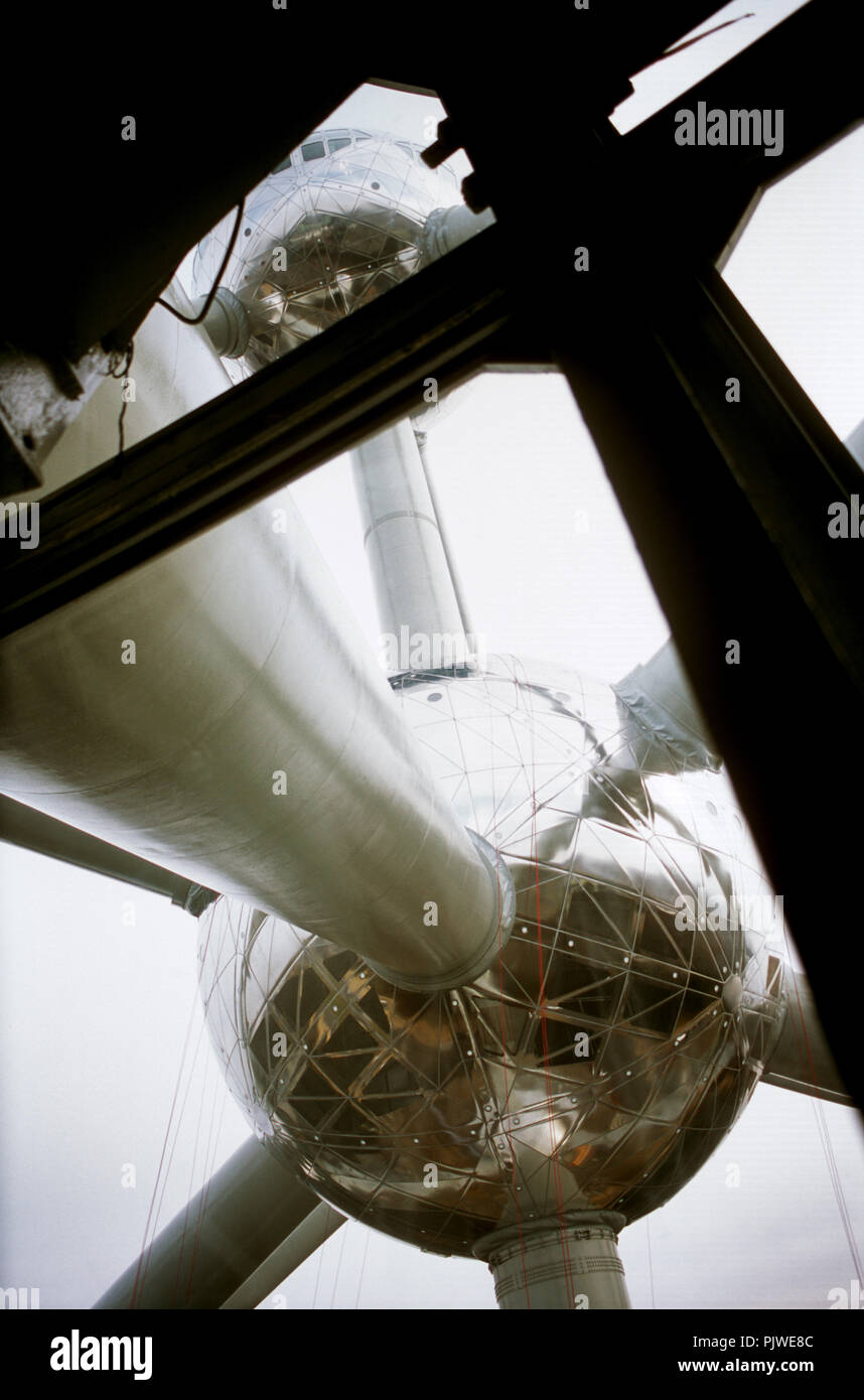 Inside atomium at brussels hi-res stock photography and images - Alamy