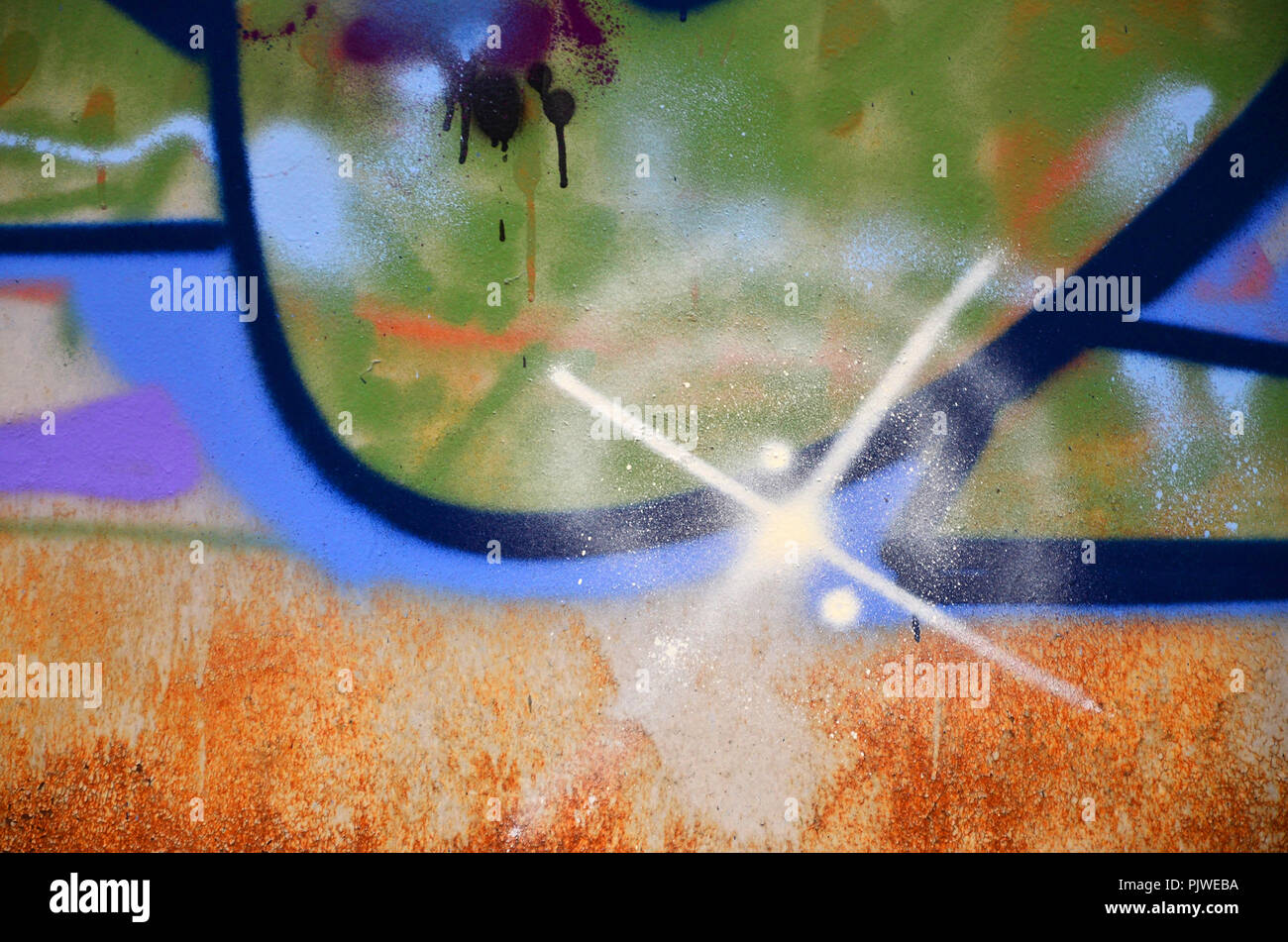 Background image with elements of graffiti pattern. Street art concept ...