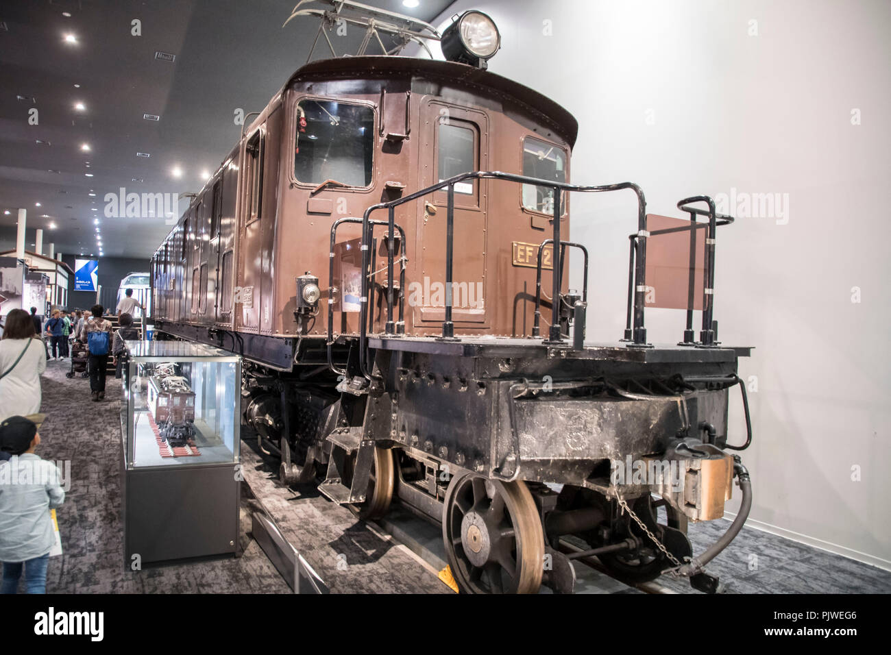 Class EF52 on display at the Kyoto Railway Museum on October 23, 2016, in Kyoto, Japan. The ...