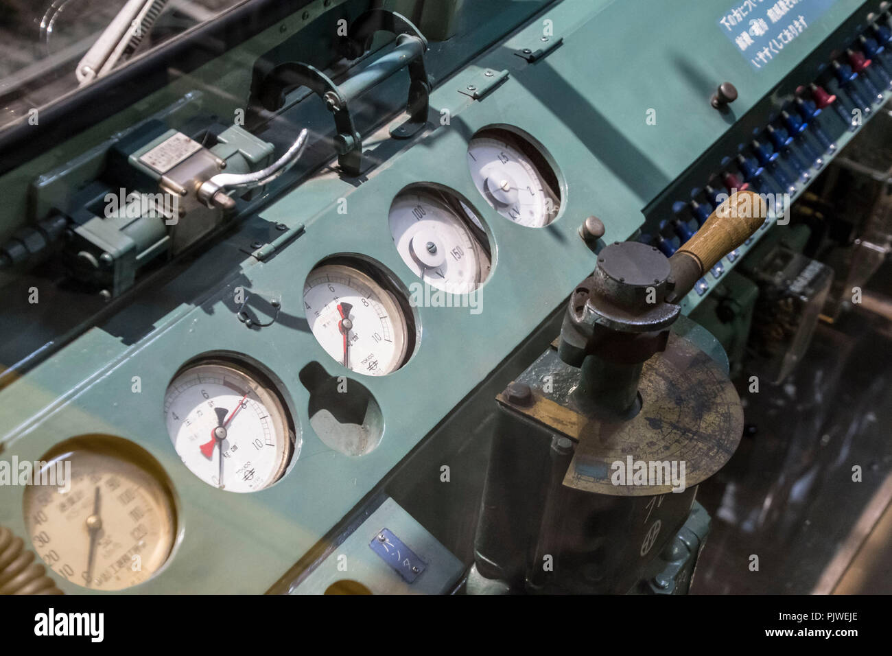 103 series EMU car on display at the Kyoto Railway Museum on October 23 ...