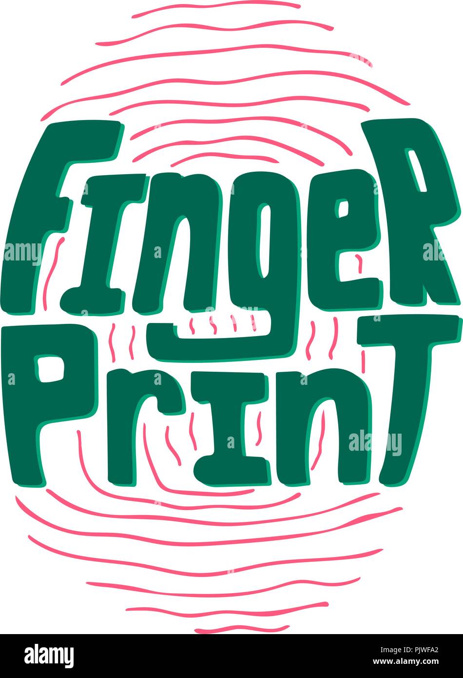 Hand-drawn illustration for modern technologies with lettering ...