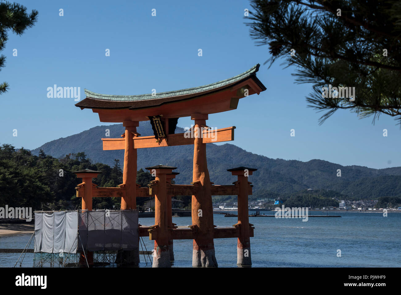 Stock Photo - Miyajima Shrine, Itsukushima Island, Hiroshima, Japan ...