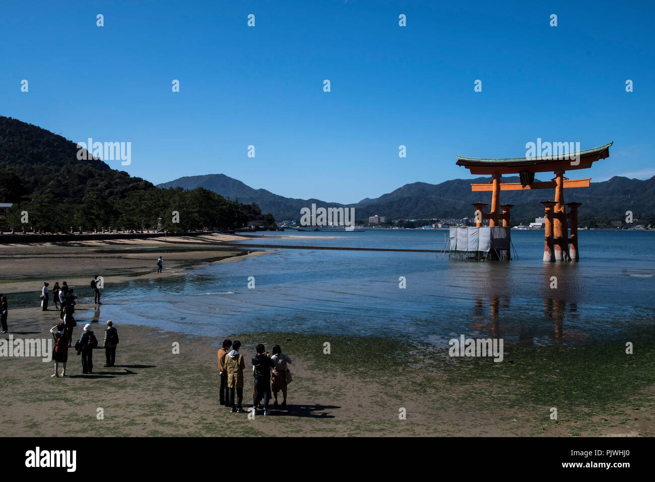 Stock Photo - Miyajima Shrine, Itsukushima Island, Hiroshima, Japan ...