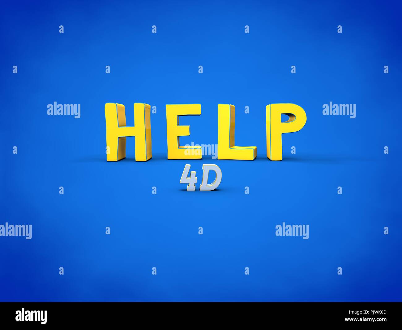 help, 4d concept background Stock Photo - Alamy