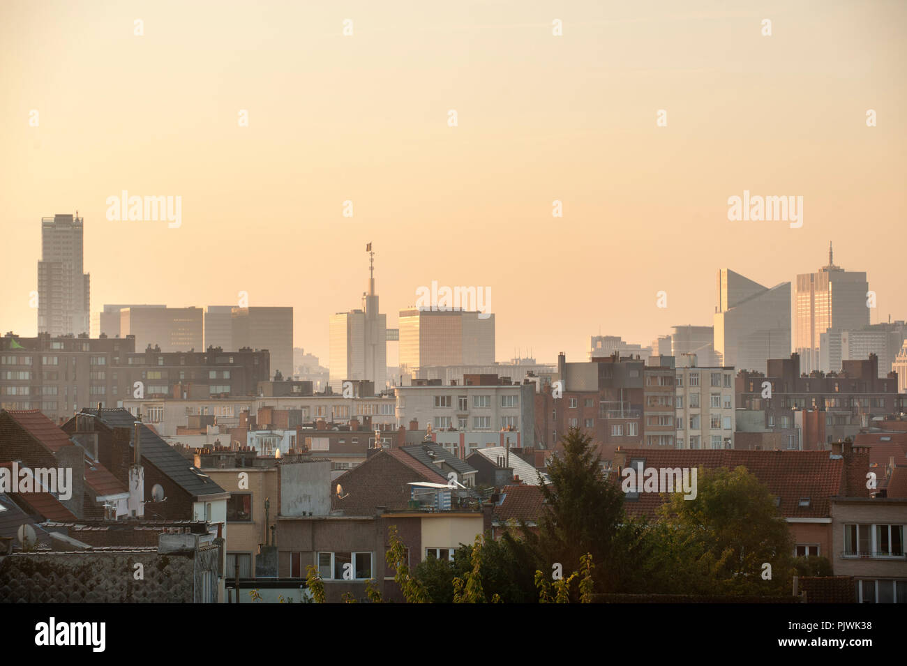 Belgacom towers tours belgacom torens hi-res stock photography and ...