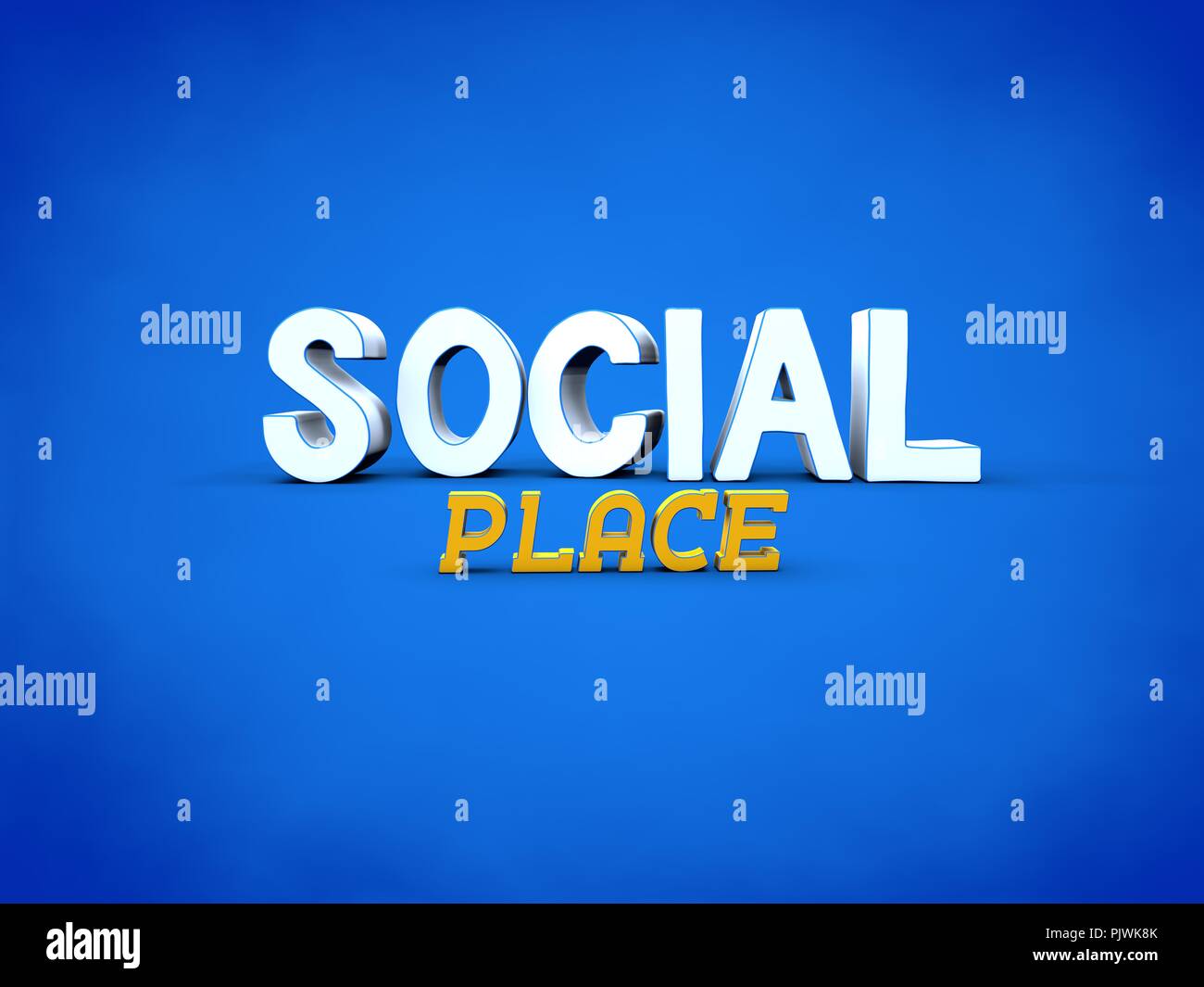 social, place concept background Stock Photo - Alamy