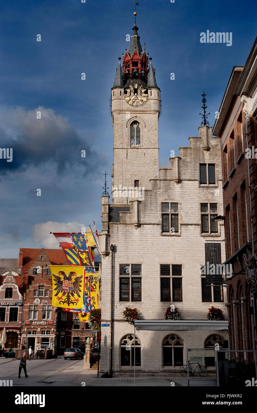 Dendermonde belgium town square hi-res stock photography and images - Alamy