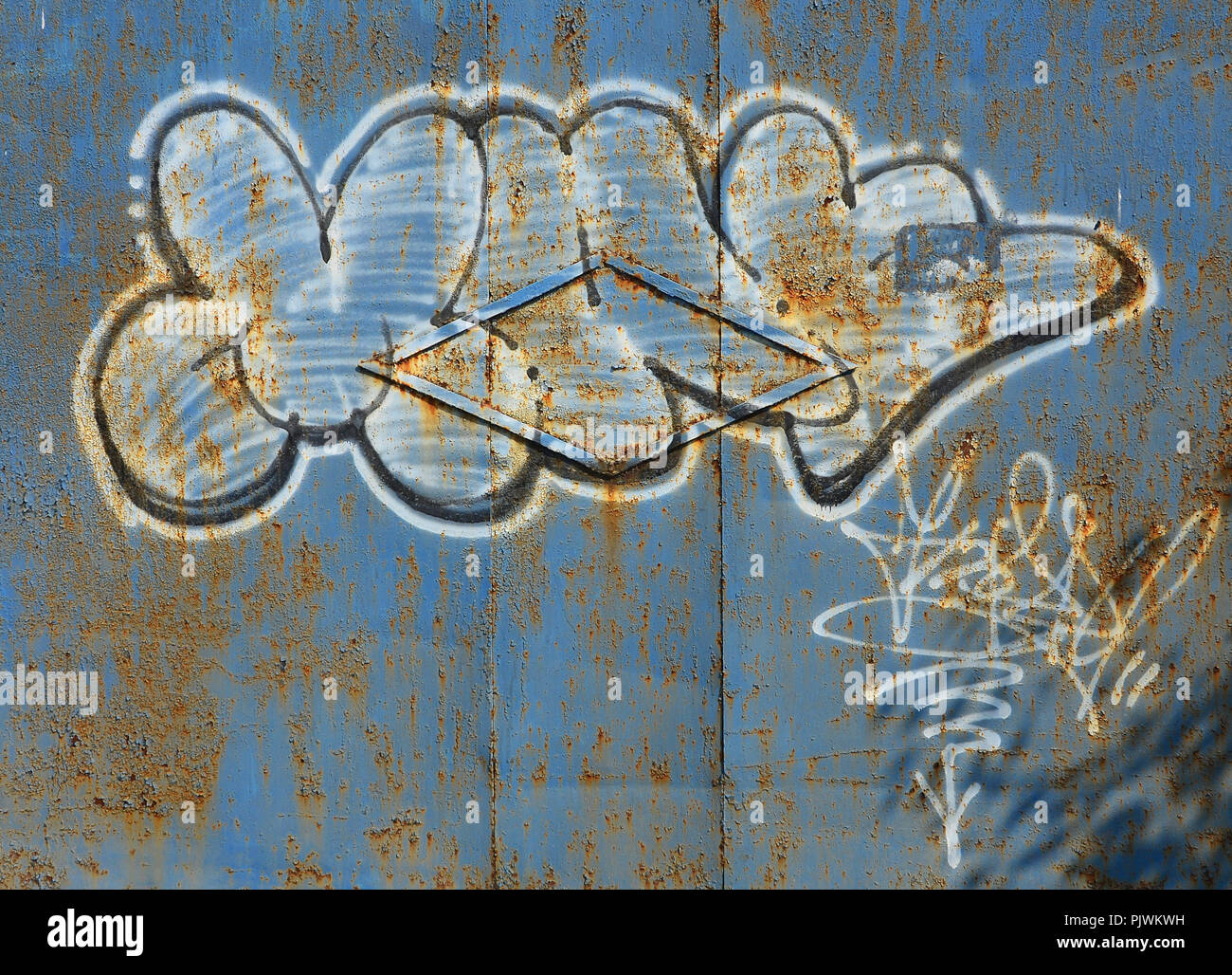 Close up view of graffiti drawing details. Background image on the ...