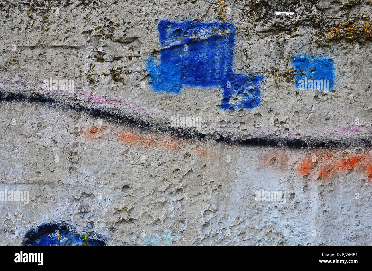 Close up view of graffiti drawing details. Background image on the ...