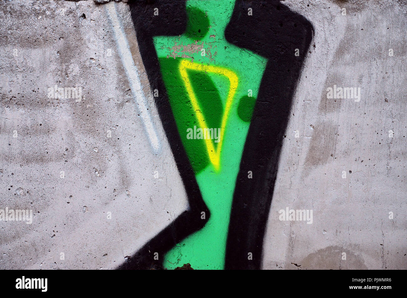 Beautiful street art graffiti. Abstract color creative drawing fashion ...