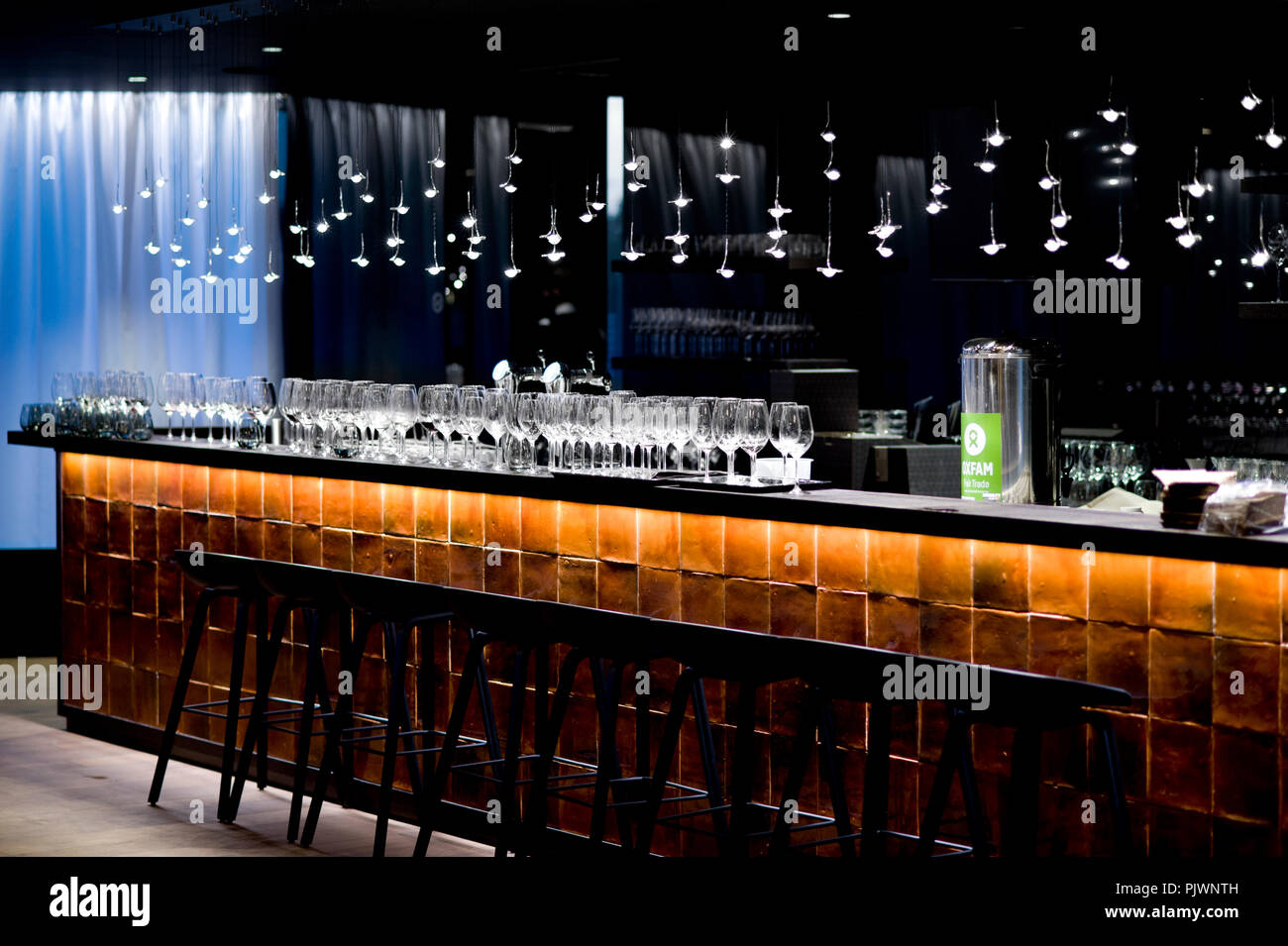 The Horseele restaurant inside the Ghelamco Arena, football stadium of ...