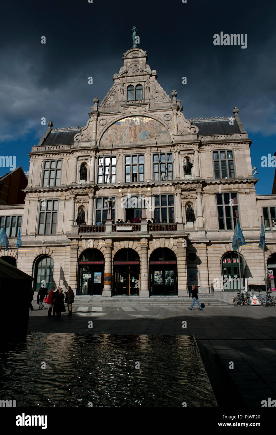The Koninklijke Nederlands Schouwburg in Ghent, home of the NTH theatre ...