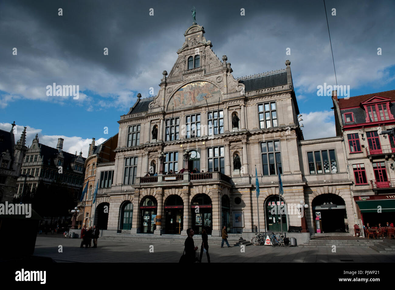 The Koninklijke Nederlands Schouwburg in Ghent, home of the NTH theatre ...