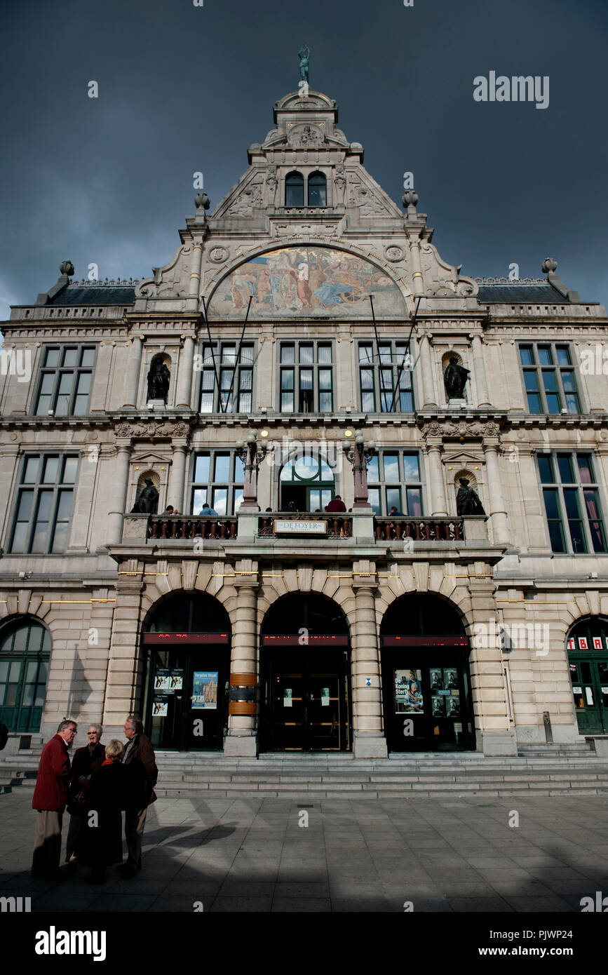 The Koninklijke Nederlands Schouwburg in Ghent, home of the NTH theatre ...