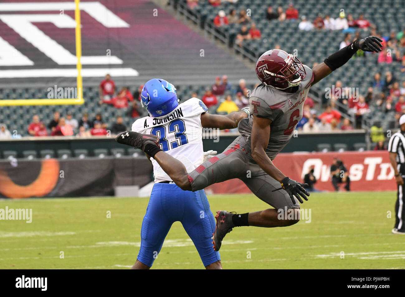 Philadelphia, Pennsylvania, USA. 8th Sep, 2018. Buffalo's ANTHONY ...