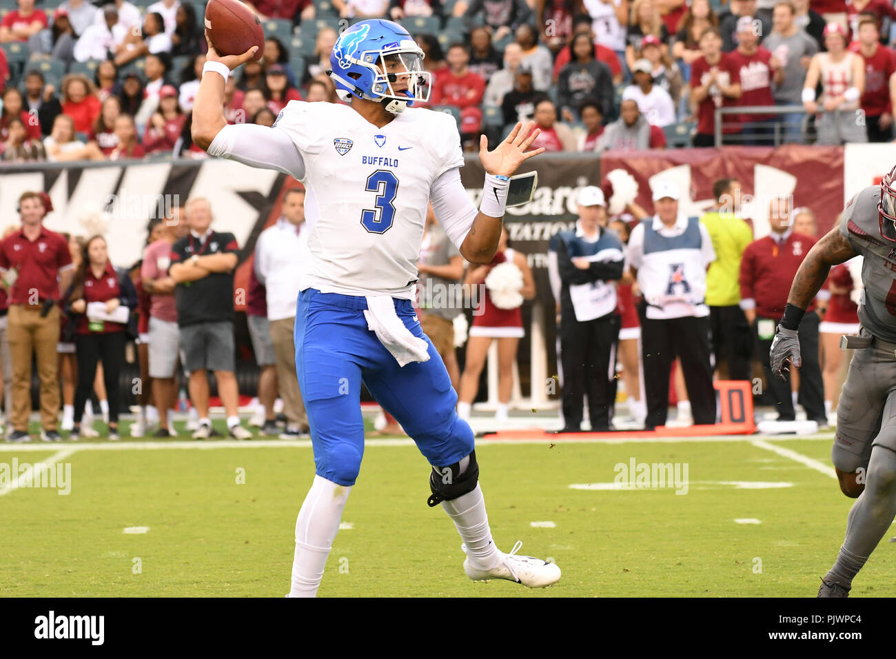 Philadelphia, Pennsylvania, USA. 8th Sep, 2018. Buffalo's QB, TYREE ...